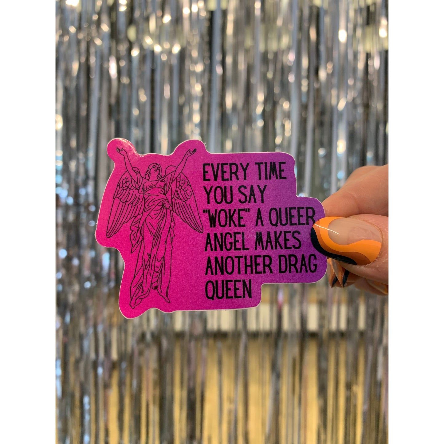 Woke Queer Angel Drag Queen Sticker – GetBullish Wholesale and Bulk Woke Queer Angel Drag Queen Sticker – GetBullish Wholesale and Bulk
