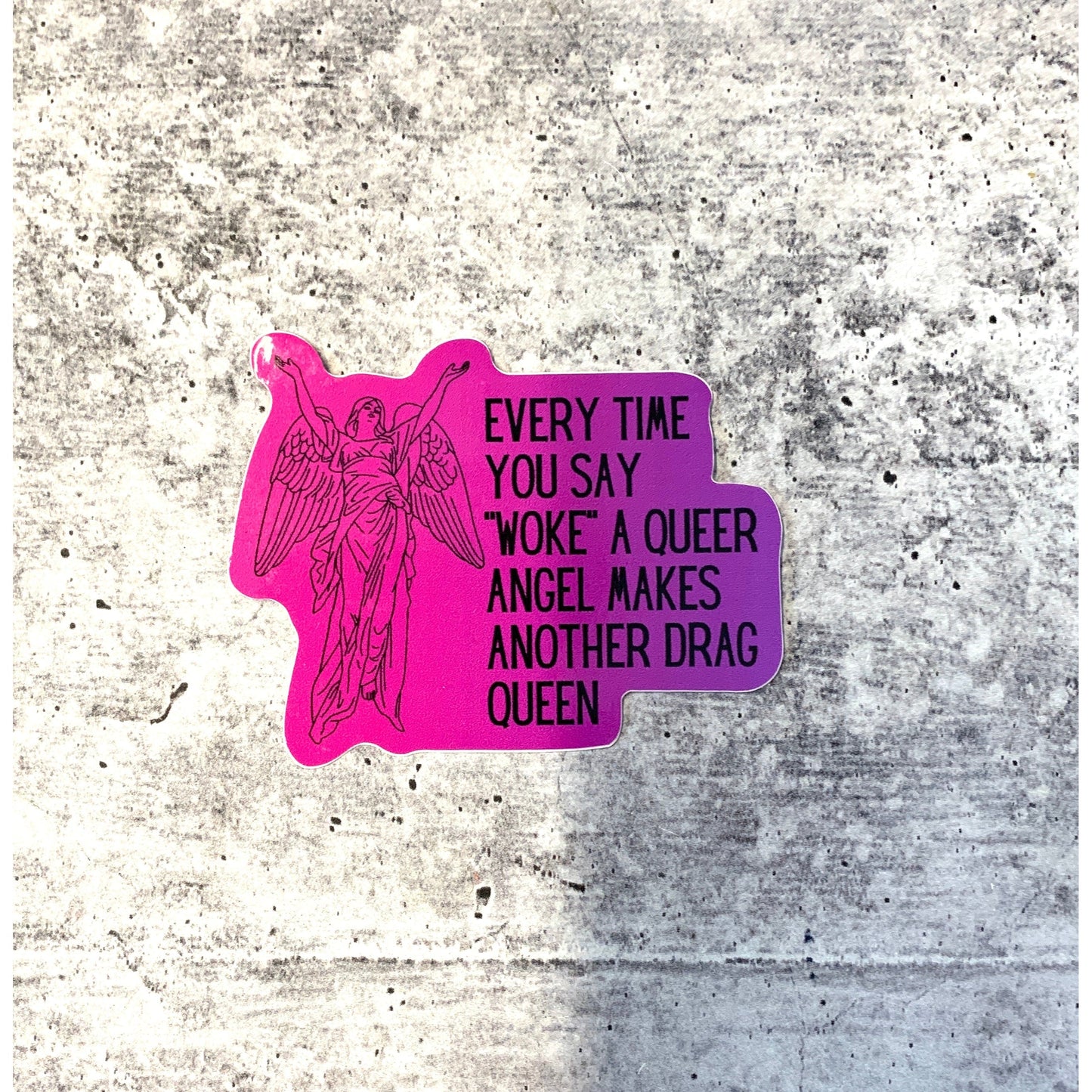 Woke Queer Angel Drag Queen Sticker – GetBullish Wholesale and Bulk Woke Queer Angel Drag Queen Sticker – GetBullish Wholesale and Bulk